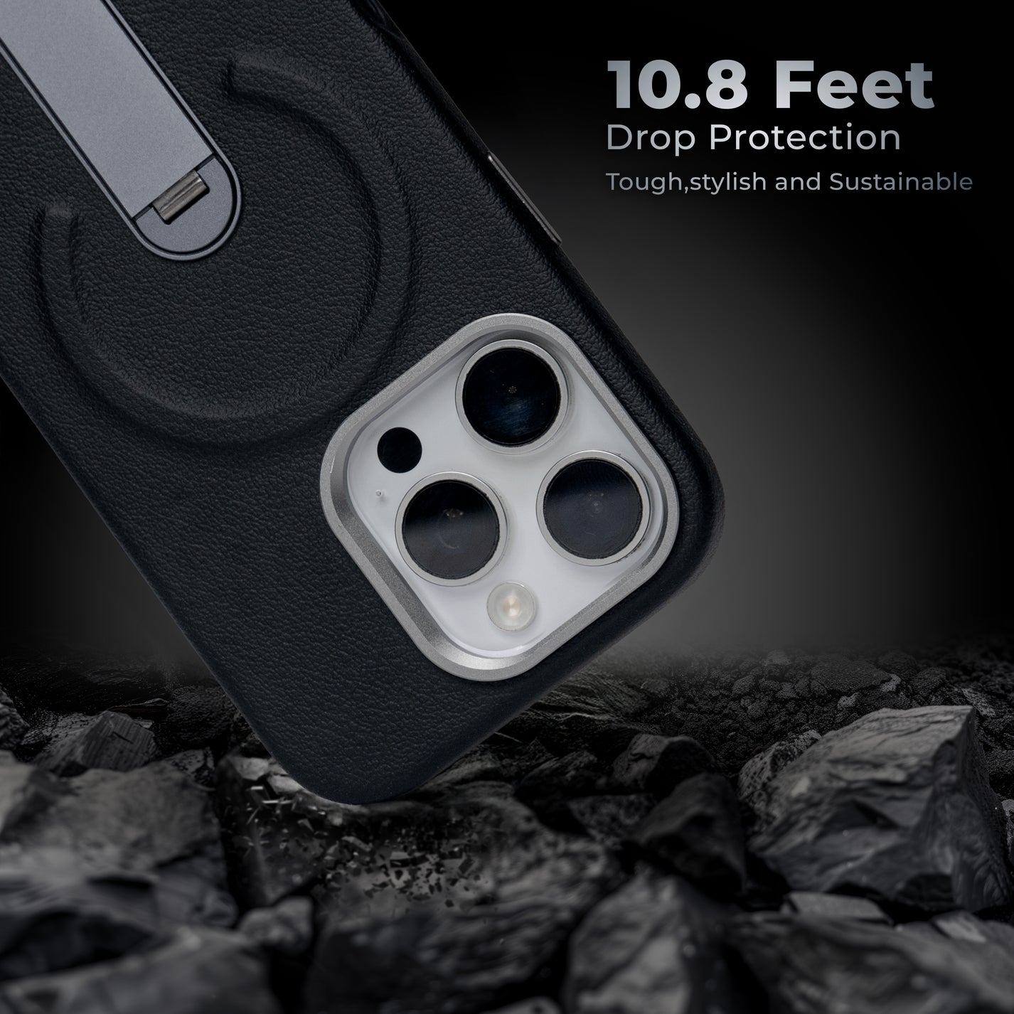 iHusle MagSafe Leather Stand Case – HUSLE LIFESTYLE PVT LTD